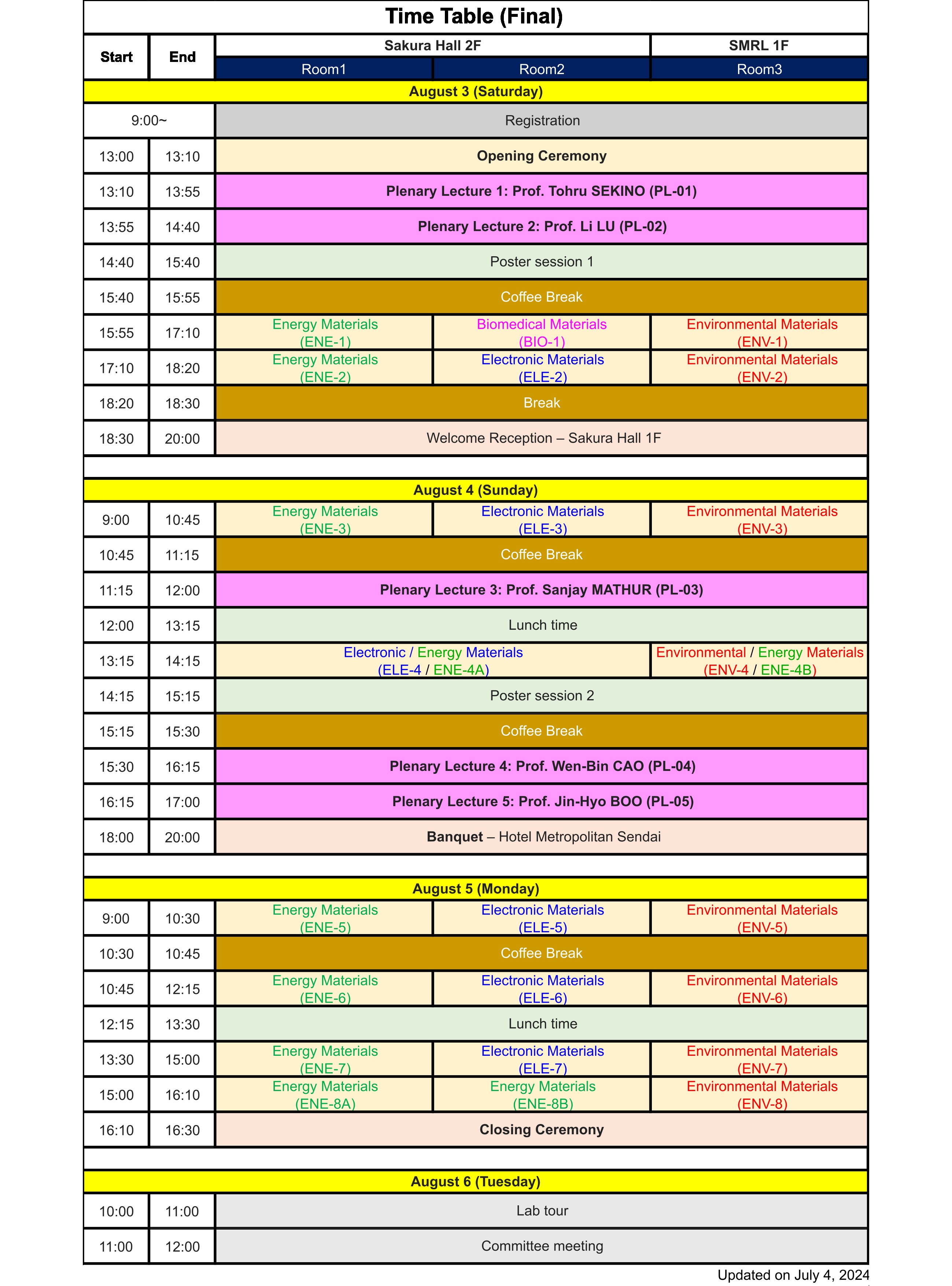 PROGRAM – ISFM2024